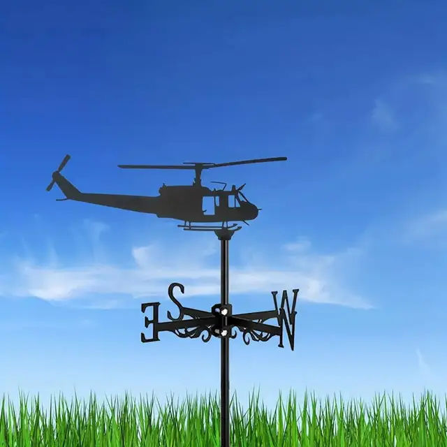 Wind Vane Garden Stake Metal Weathervane Motorcycle Garden Yard ...