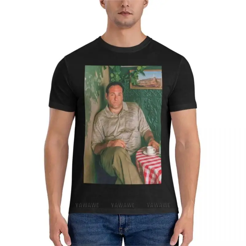Tony-Soprano-The-Gabagool-Commendatore-Graphic-T-Shirt-Short-sleeve-tee ...