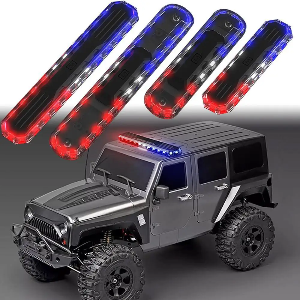 Rc Car Roof Lamp 7 Colors And 12 Modes Led Light Bar For 1/10 Rc ...
