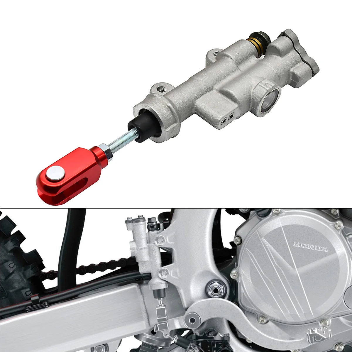 New-Motorcycle-Rear-Brake-Master-Cylinder-For-Honda-CRF-250R-450R ...