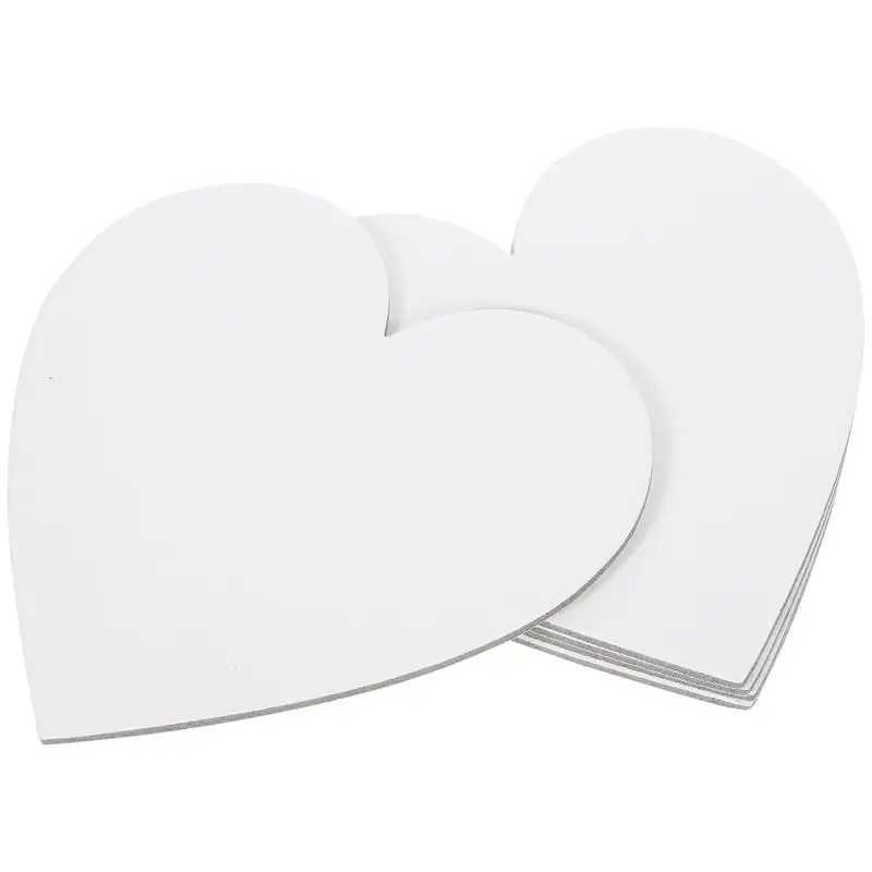 5pcs-Blank-Heart-Cotton-Artist-Canvas-Boards-Oil-Painting-Cotton-Board ...