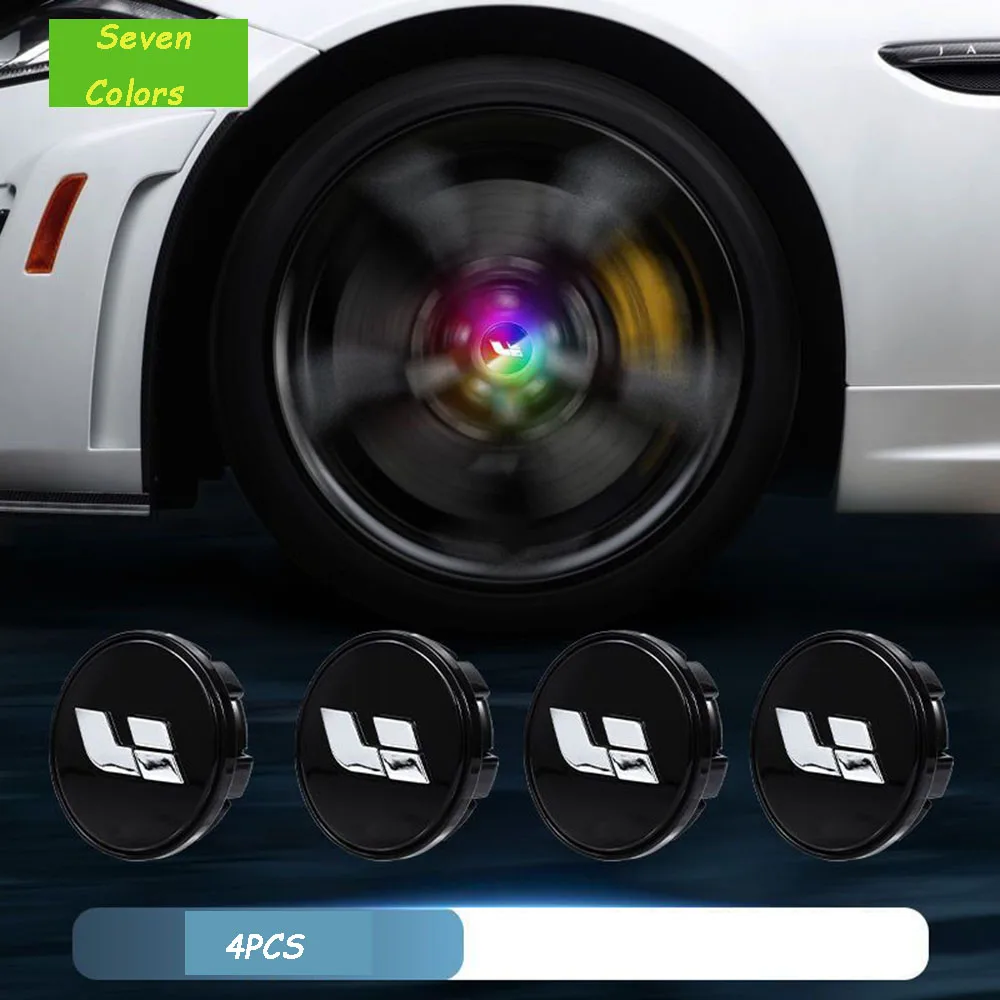 LED-Car-Wheel-hub-light-Logo-Sticker-Frame-Decoration-Replacement ...