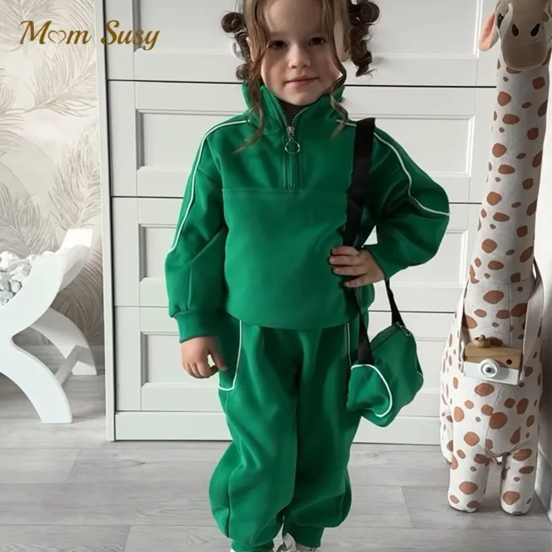 Fashion Baby Girl Boy Cotton Clothes Set Hoodie+Jogging Pant 2PCS ...