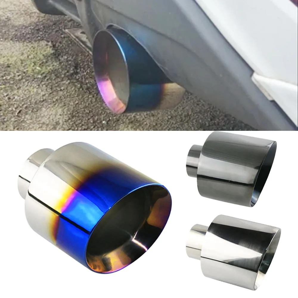 1PCS-Stainless-Steel-Universal-Exhaust-System-End-Pipe-Car-Slant ...