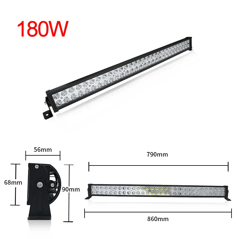 LED strip Off-road 120W strip Off-road 4X4 Fog Work Light Bar Car Truck ...