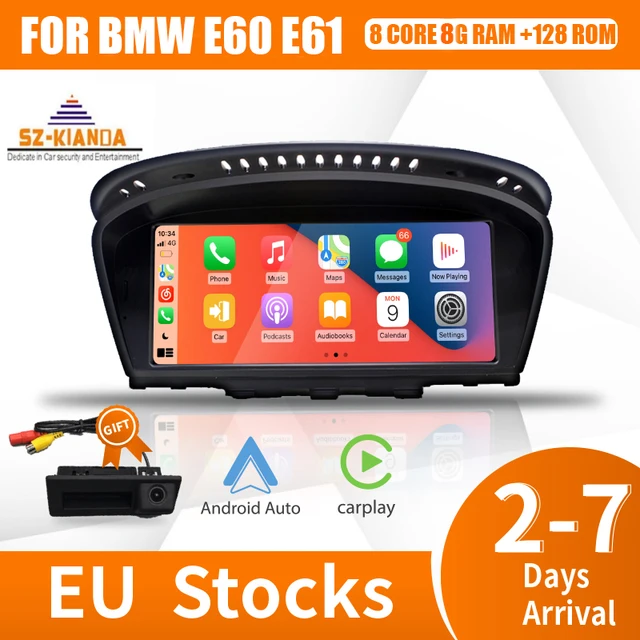 Wireless Apple CarPlay Android Auto Car Multimedia For BMW 5 3 Series ...
