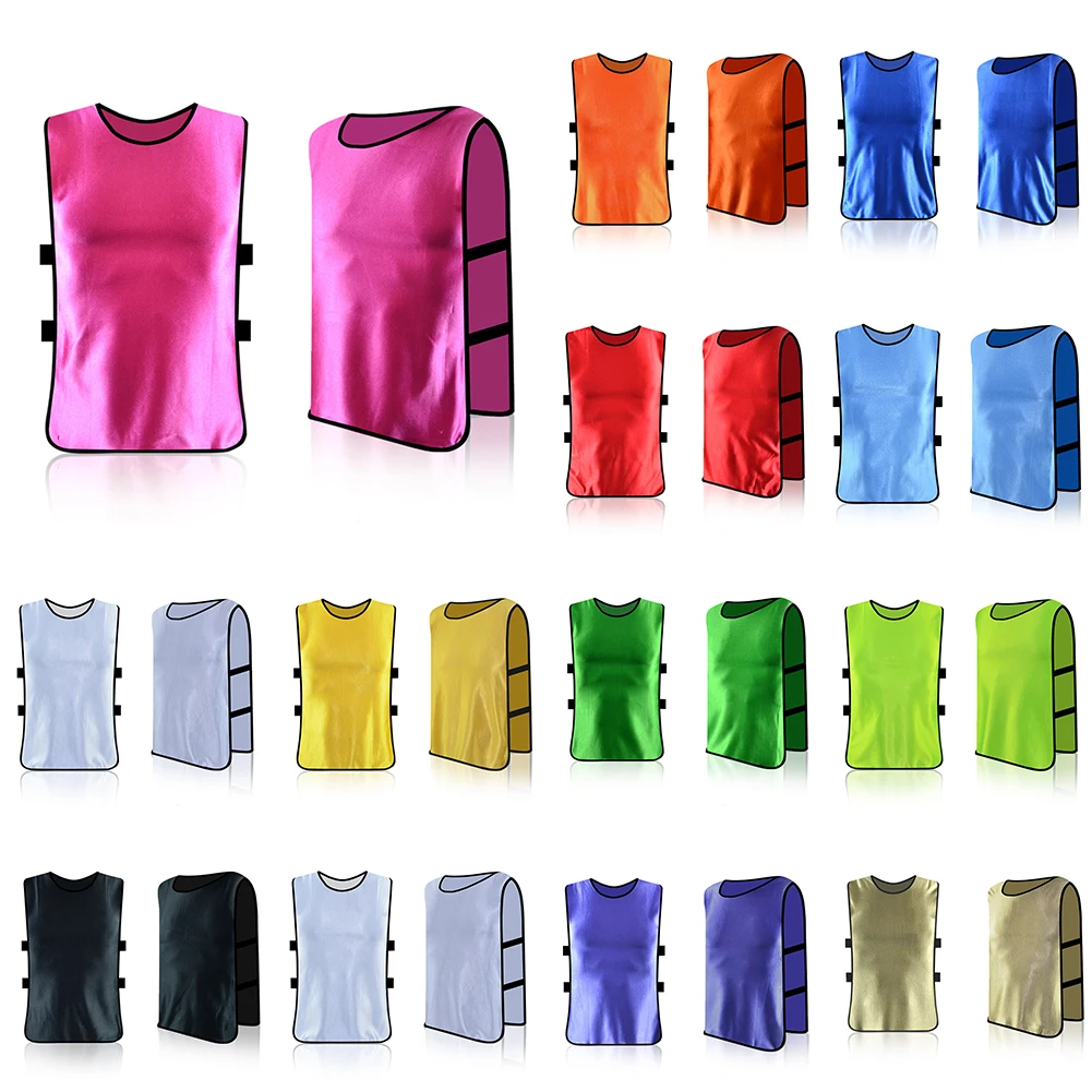 Aldults-Sport-Training-BIBS-Vest-Basketball-Cricket-Soccer-Football ...