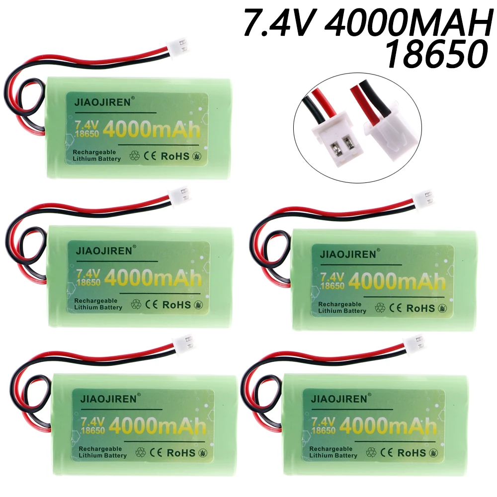 18650-7-4V-lithium-battery-4000mAh-rechargeable-18650-battery-pack-for ...