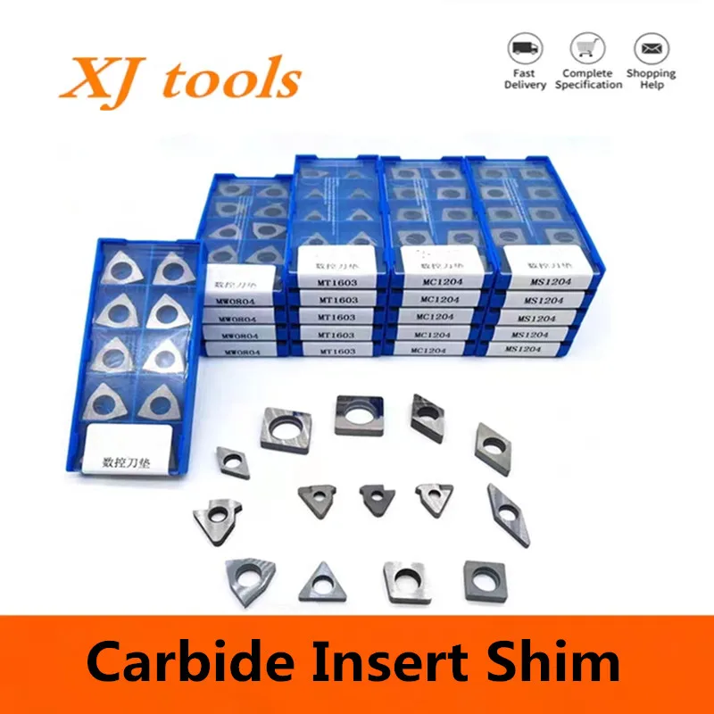 10pcs-Carbide-Shim-Seat-MT1603-MT1604-STM16-MD1504-MC1204-MV1603-MW0804 ...