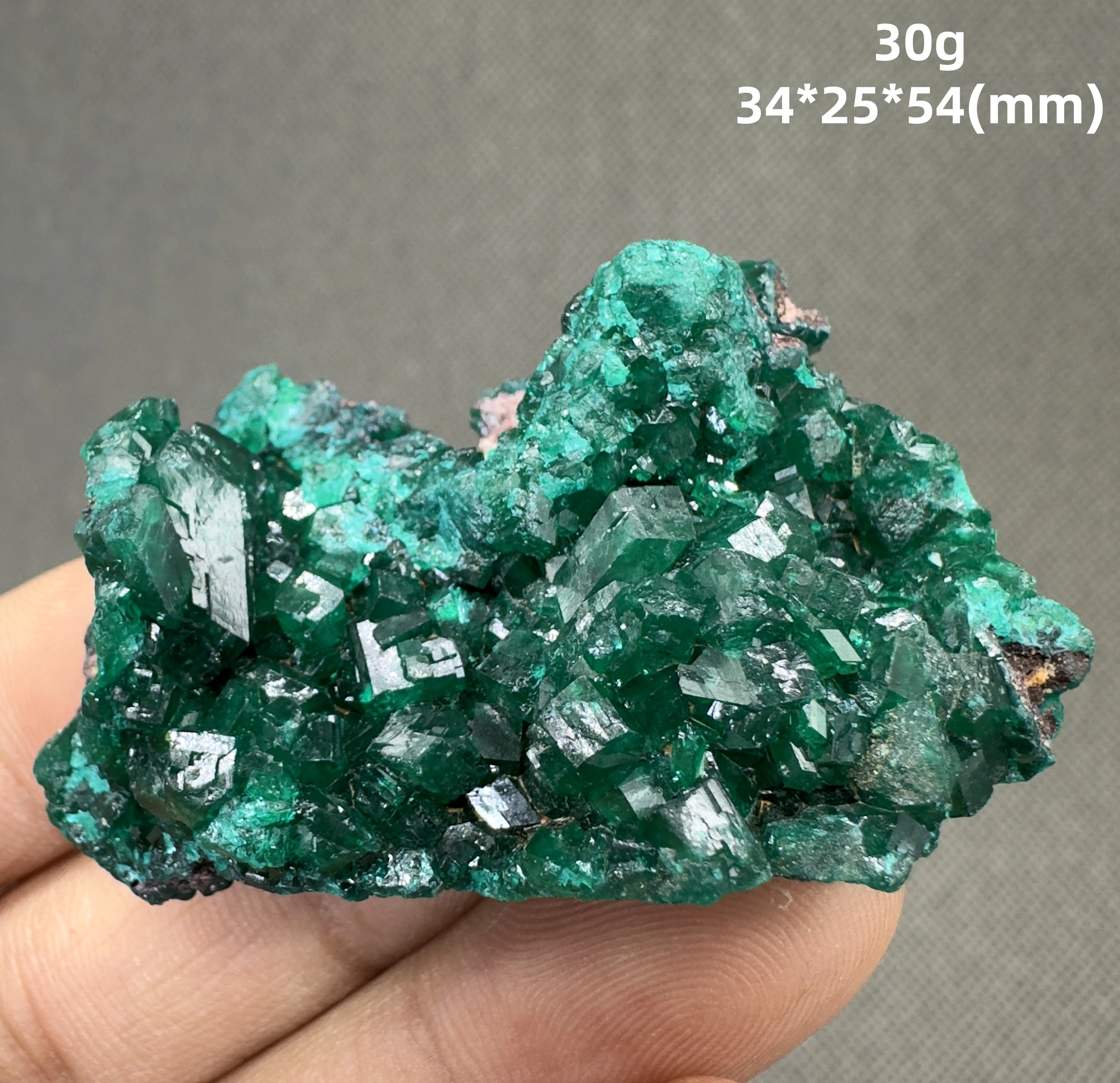 Natural Congo green Dioptase Mineral specimen + healing quartz crystals ...