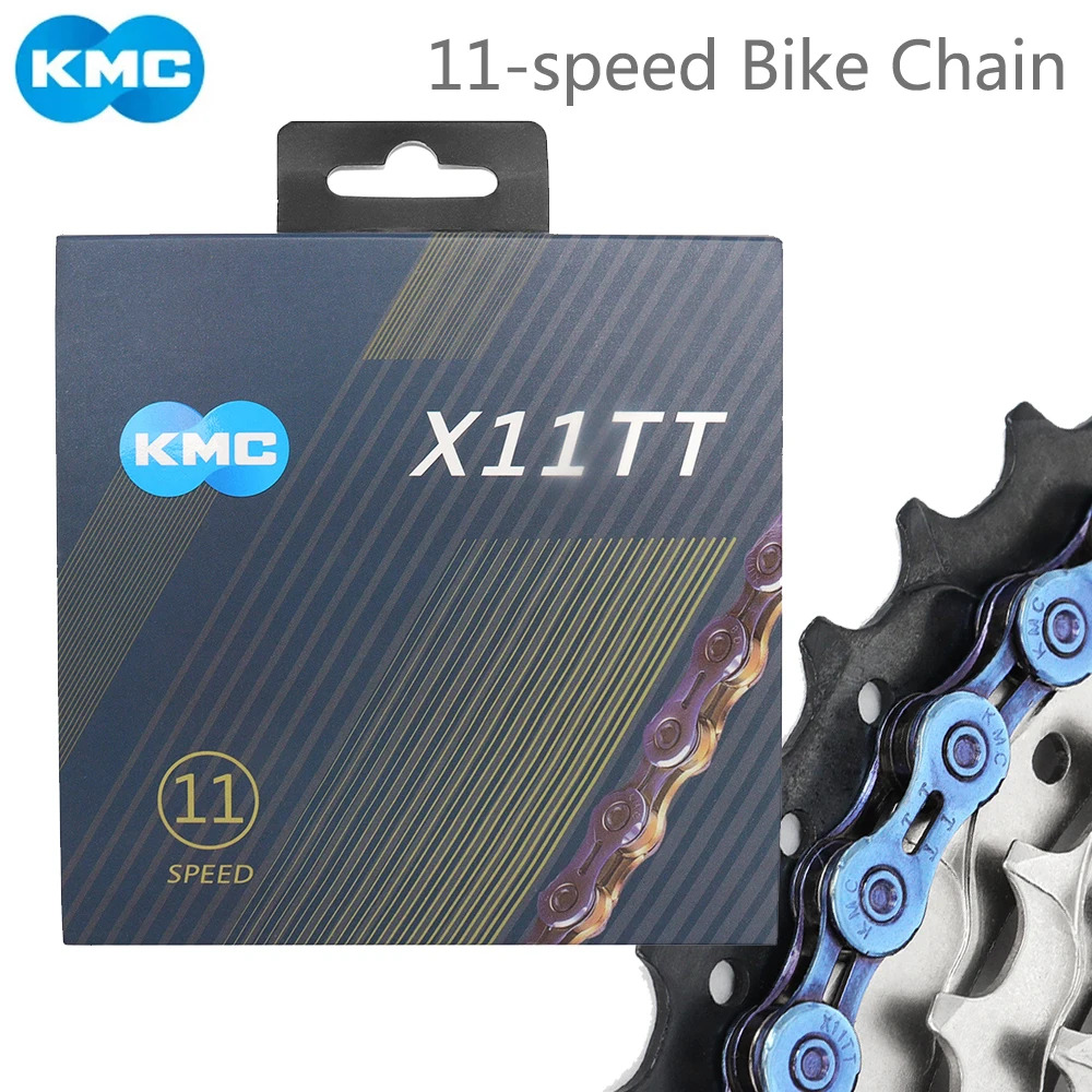KMC-X11TT-11-Speed-Bike-Chain-118-Links-11v-Aurora-Color-Bicycle-Chain ...