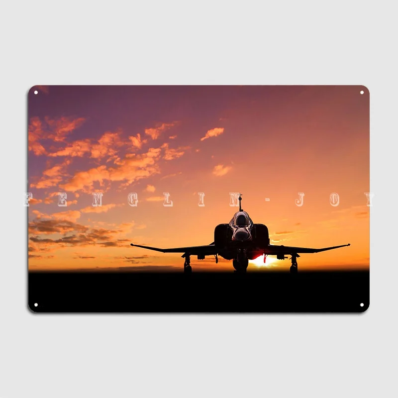 F4-Phantom-Sunset-Metal-Sign-Pub-Garage-Club-Printing-Plaques-Tin-Sign ...