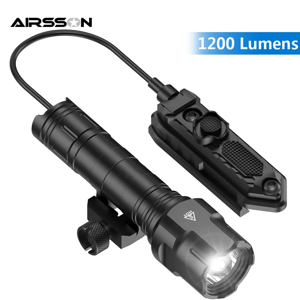 1200-Lumen-Tactical-Flashlight-LED-Weapon-Light-with-Pressure-Switch ...