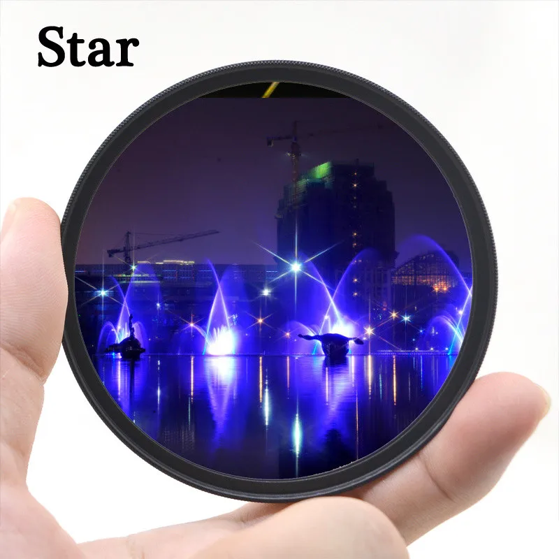 KnightX Special Effects Star Line 4 6 8 Star Camera Lens Filter For canon sony nikon 1200d 200d ...