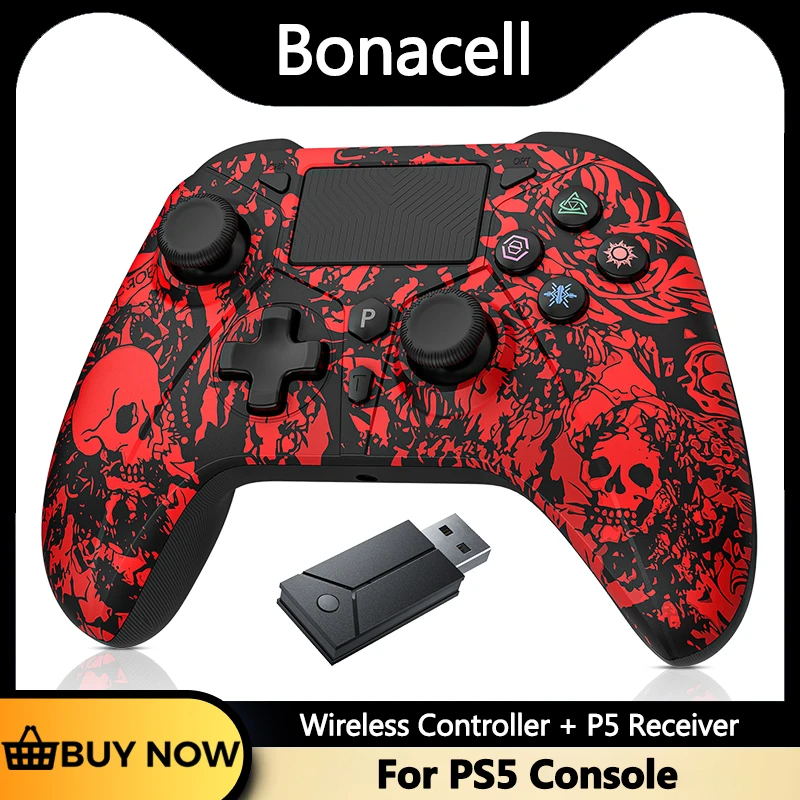 Gamepad-inal-mbrico-para-consola-PS5-controlador-P5-con-panel-t-ctil ...