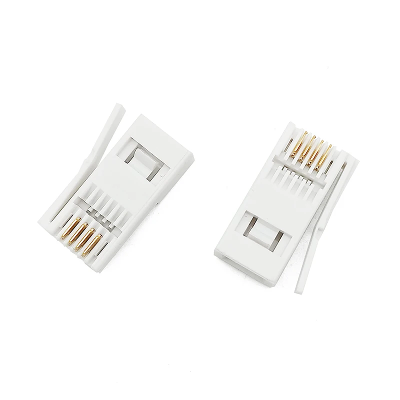 10PCS-BT-Style-6P4C-6P6C-RJ14-RJ12-Connector-RJ11-UK-Phone-Modular ...