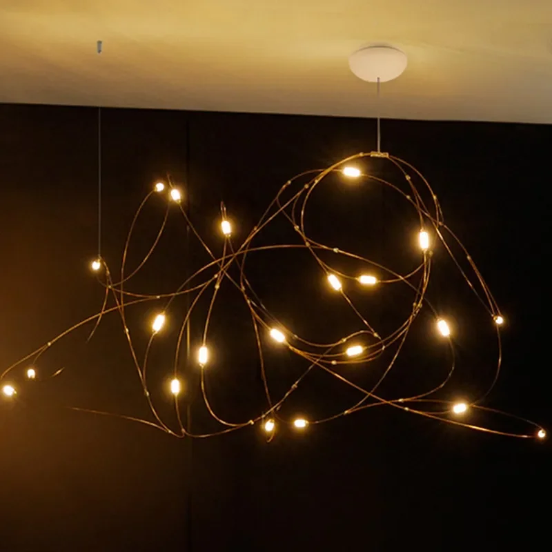 Chandelier-Disc-Quasar-Nordic-Flock-Lamp-Firefly-Designer-Lamp-for ...