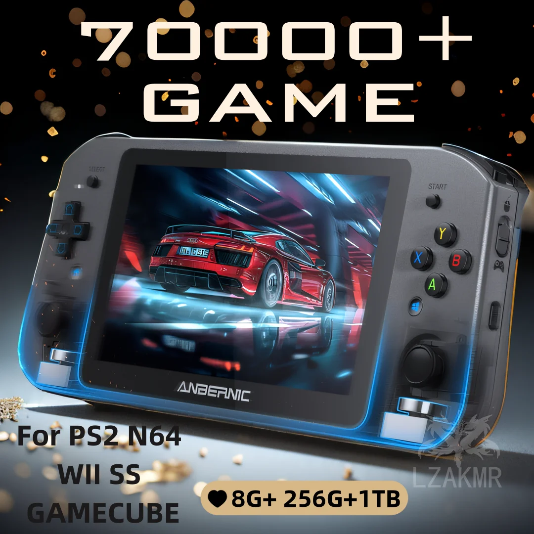 NEW 70000+Game 256G Win10 Portable Handheld Game Console Mini Laptop ...