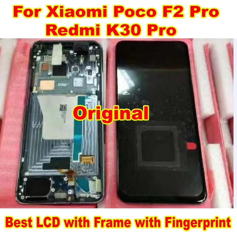 Original Super AMOLED LCD Display Touch Screen Digitador Sensor de Montagem Pantalla + Frame ...