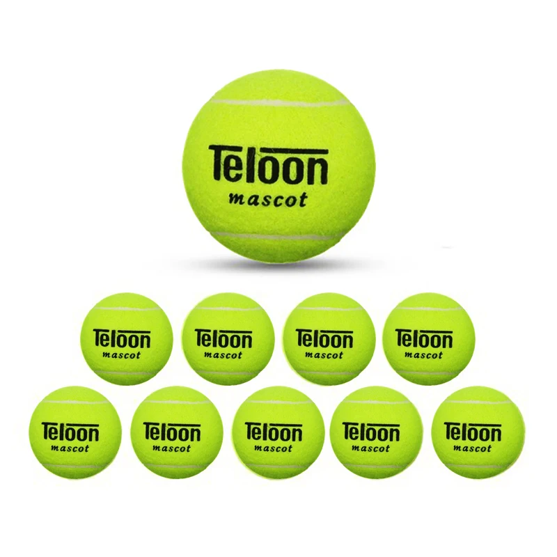 10Pcs-Tennis-Ball-Pack-with-Grips-Teloon-Slow-Speed-for-Beginner-High ...
