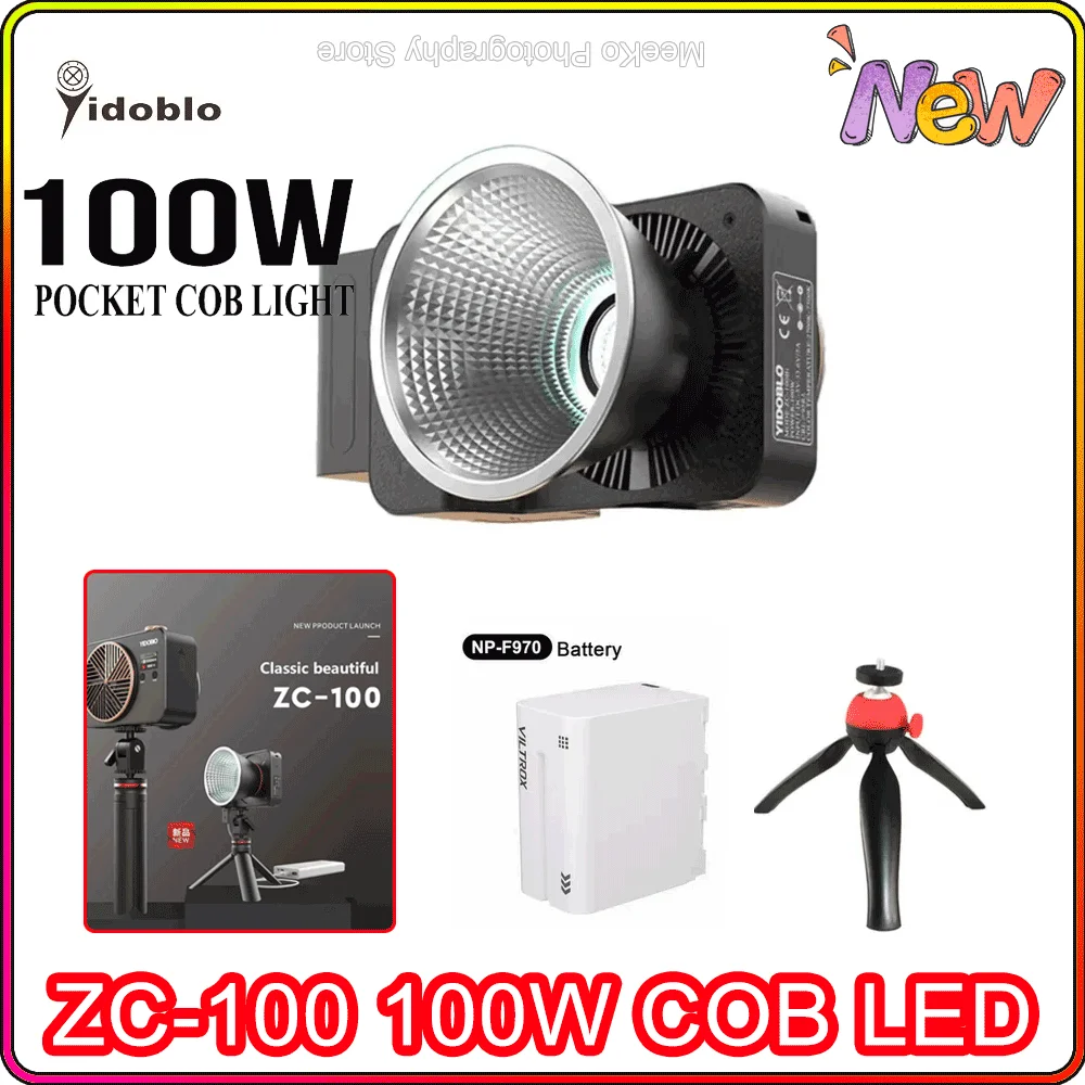 Yidoblo-ZC-100-100W-Cob-LED-Light-Professional-Photography-Lighting-Portable-Pocket-Light-for ...