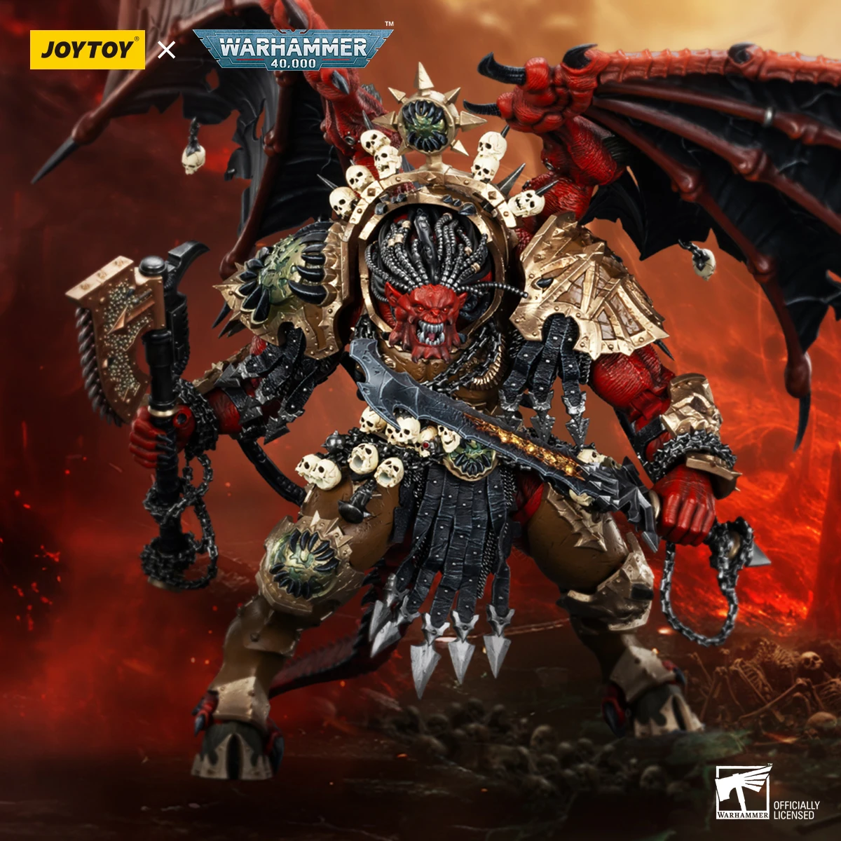 Angron عمل الشكل Warhammer 40K Daemon Primarch of Khorne Demon Form ...
