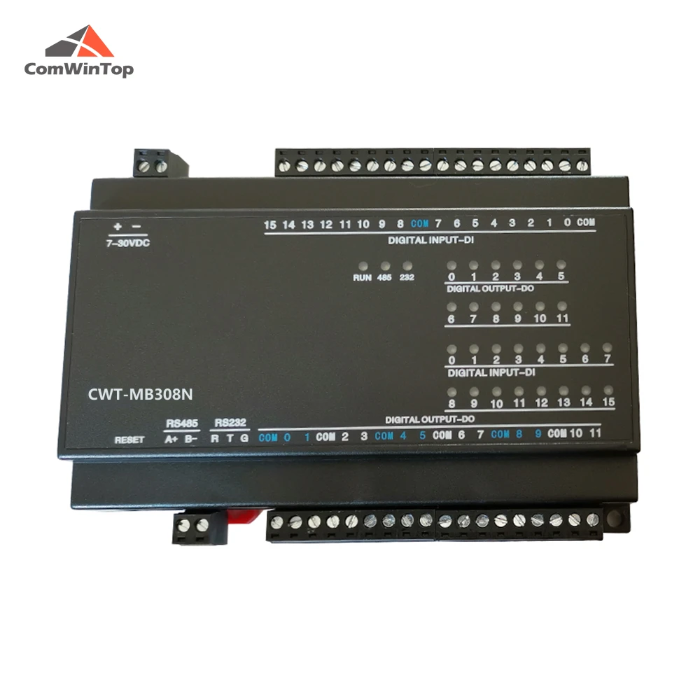 Cwt-mb308n 8ai+4ao+8di+8do Rs485 Rs232 Ethernet Modbus Tcp Io Module - Iot Accessories - AliExpress