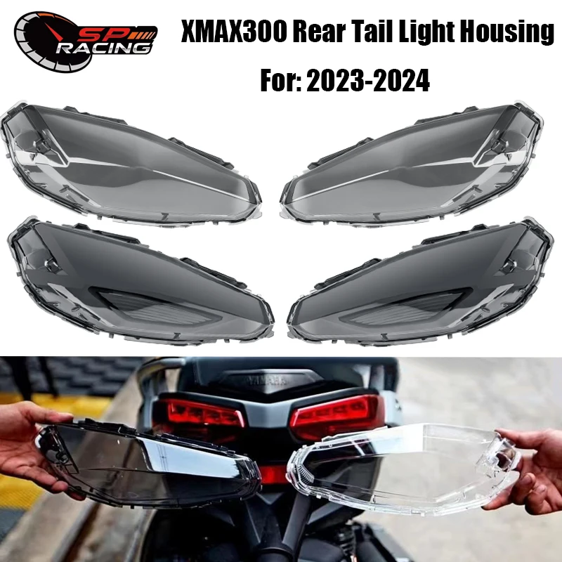 For-Yamaha-XMAX-300-Tail-Light-Protector-Shield-XMAX-250-Rear-Tail-Lamp ...