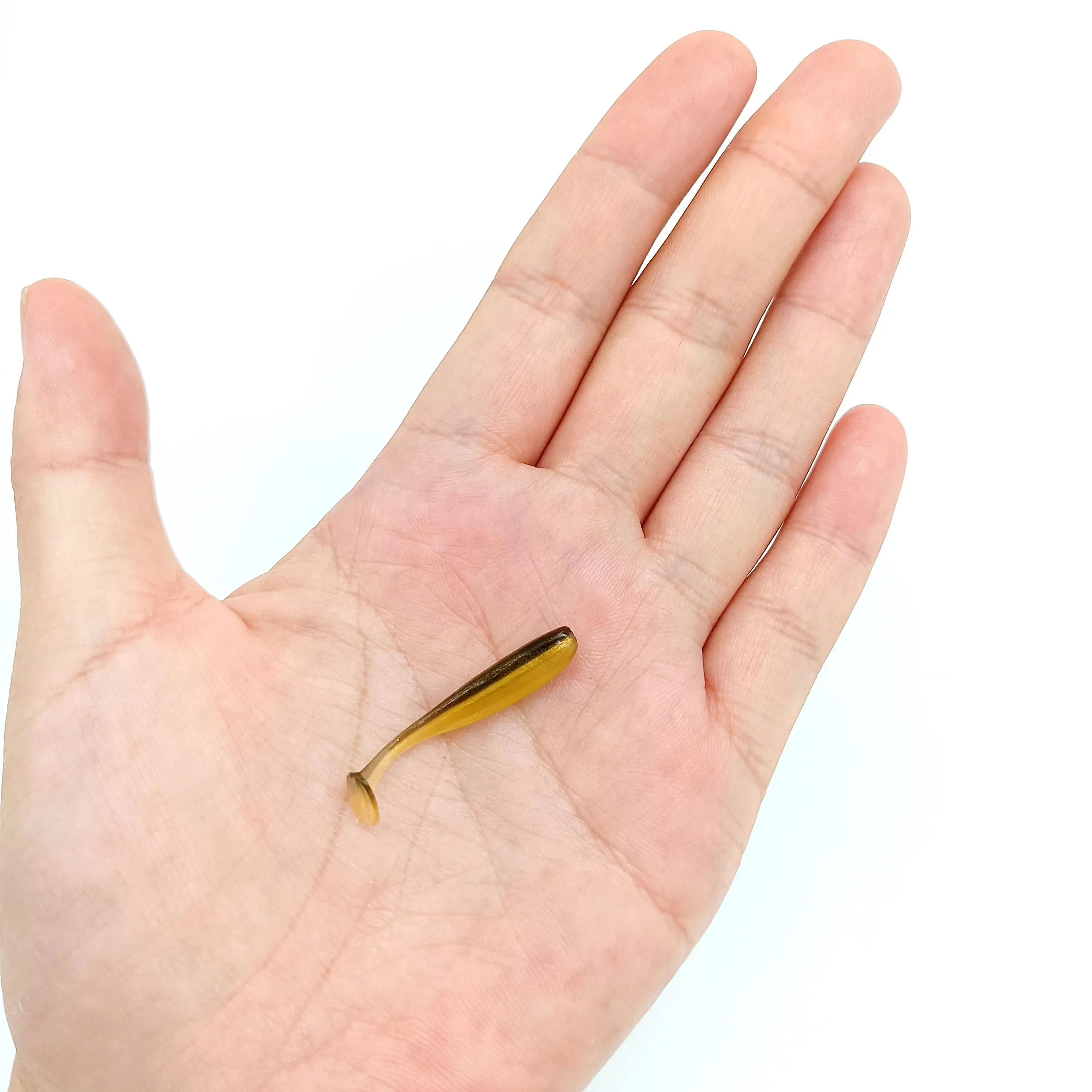 DUODUOYU 10PCS Micro Soft Fishing Lures 0.35g/35mm T-tail Worm Lure ...