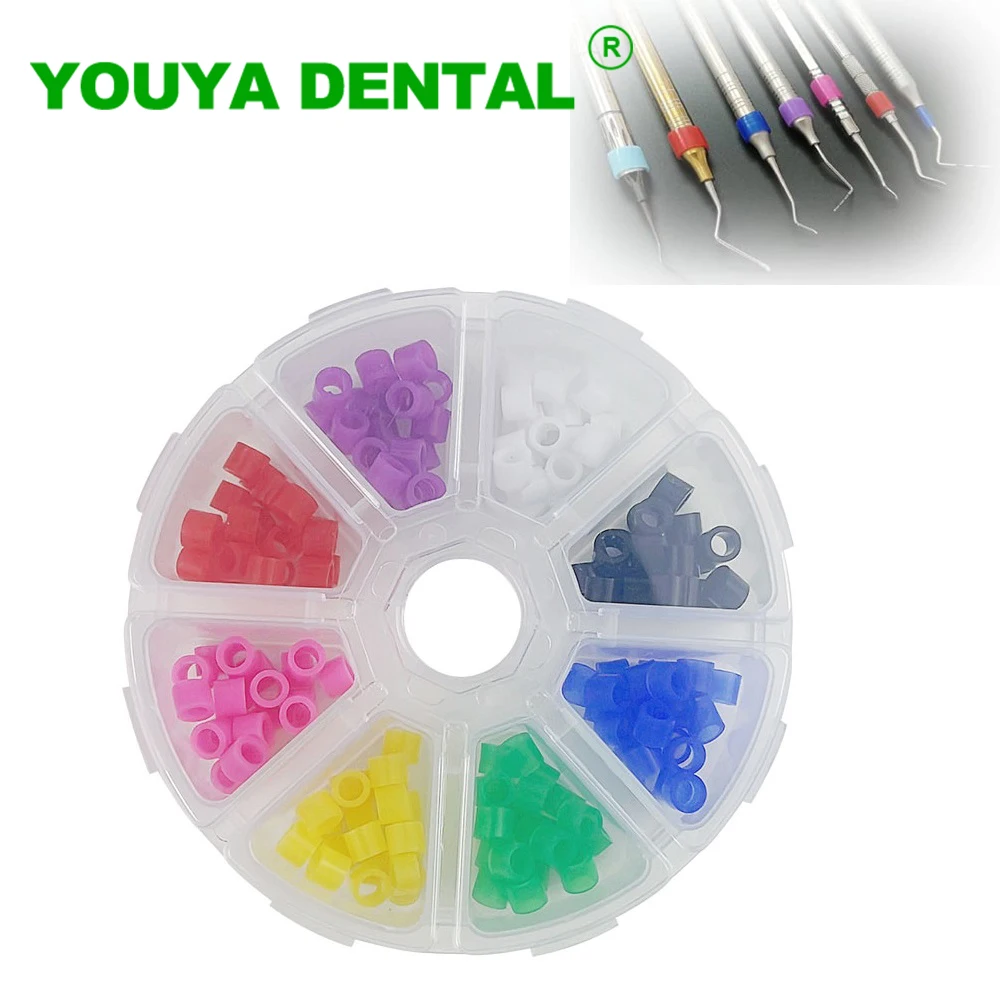 160pcs-box-Dental-Coloring-Code-Ring-Identification-Circle-Instrument ...