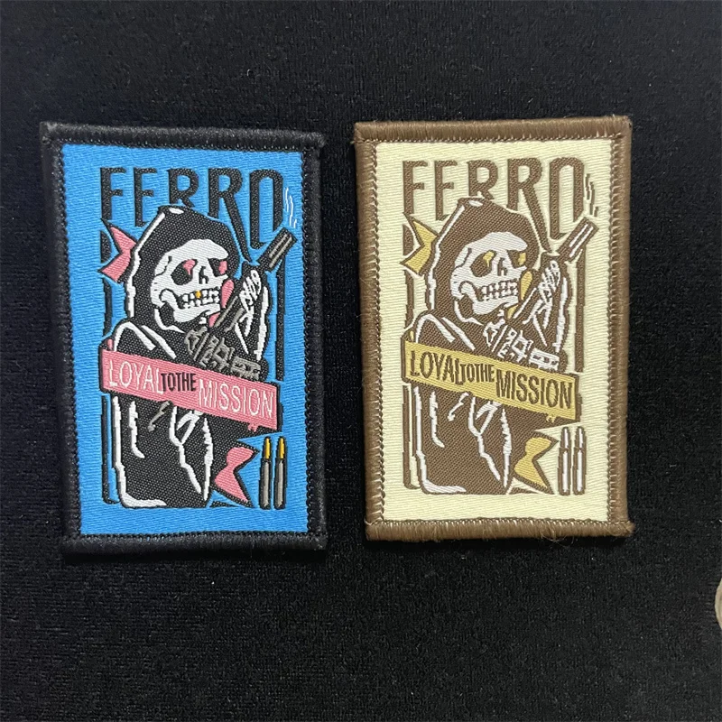 FERRO-Tactical-Patch-Loyal-Reaper-Hook-and-Loop-Armband-Morale-Badge ...