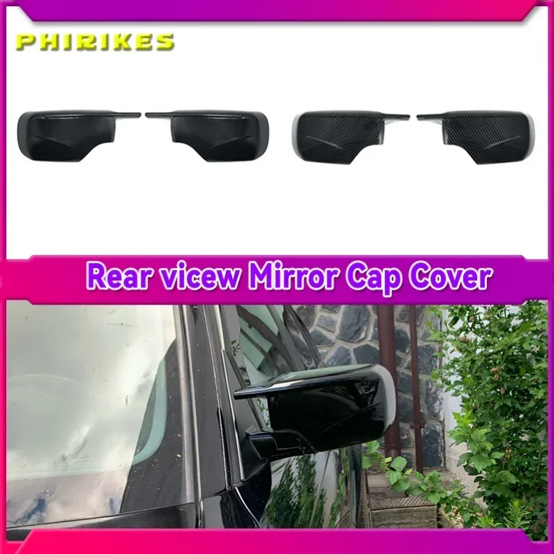 M4 Style Rearview Mirror Covers Side Mirror Caps For BMW E46 E39 Sedan ...