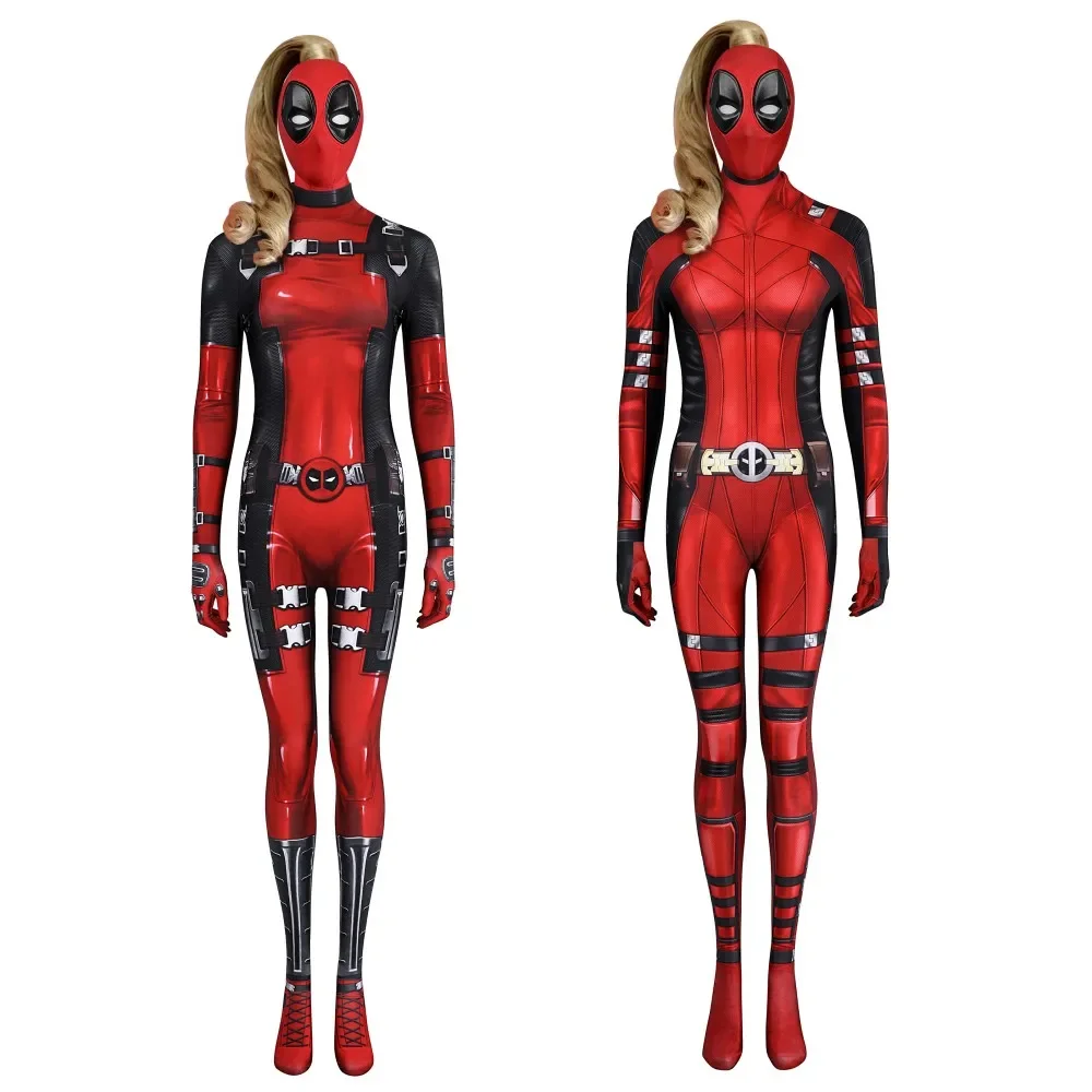 Sexy-Lady-Wade-Cosplay-Costume-Mask-Jumpsuit-Outfit-Female-Soldier ...