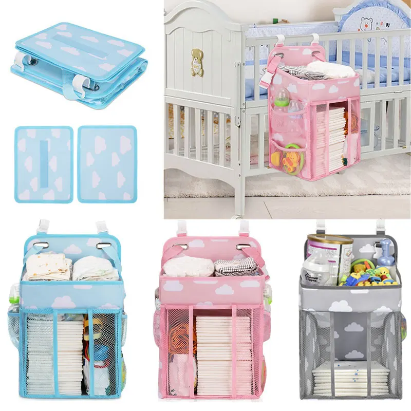 Baby-Newborn-Bed-Storage-Organizer-Crib-Hanging-Storage-Bag-Caddy ...