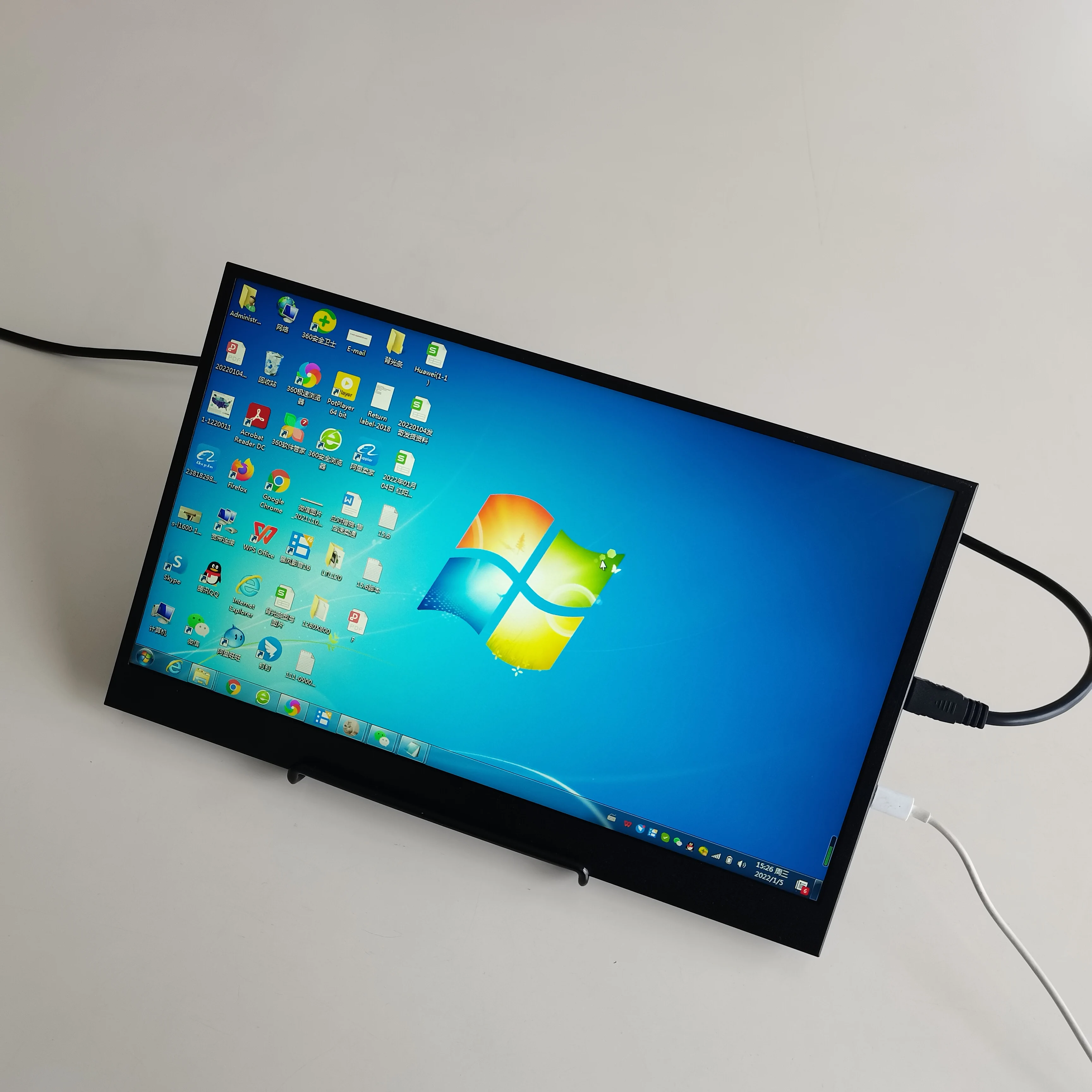 Ultra thin 11.6" FHD IPS Portable Monitor micro USB 2 mini HDMI ...