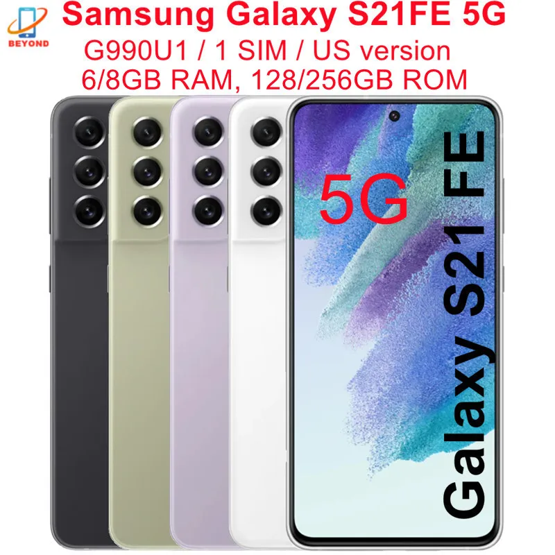 Samsung Galaxy S21 FE S21FE 5G G990U1 G990U1/DS 6.4" ROM 128/256GB RAM ...