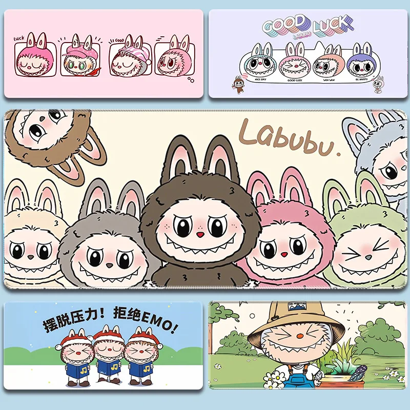 900x400mm-New-Labubu-Mouse-Pad-Oversized-Tide-Playing-Cartoon-Cute ...