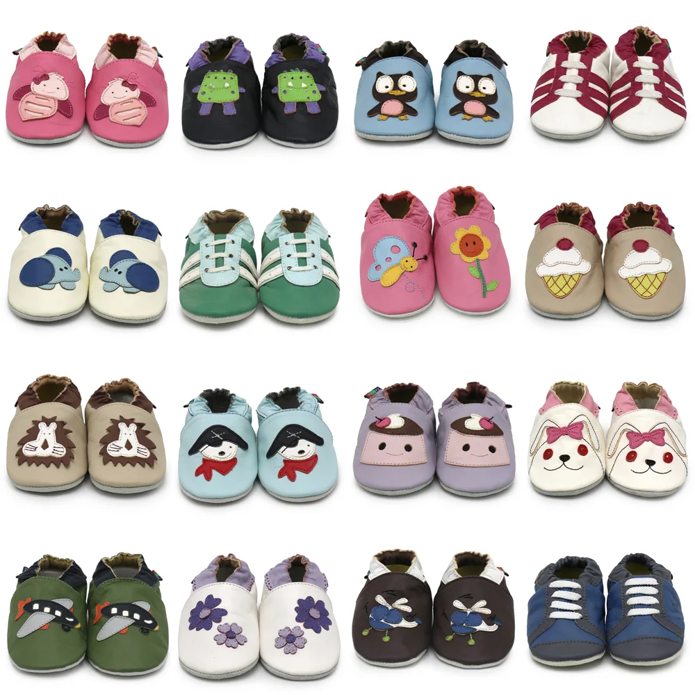Carozoo – Chaussures En Cuir De Mouton Souple Pour Bébés, Pantoufles ...