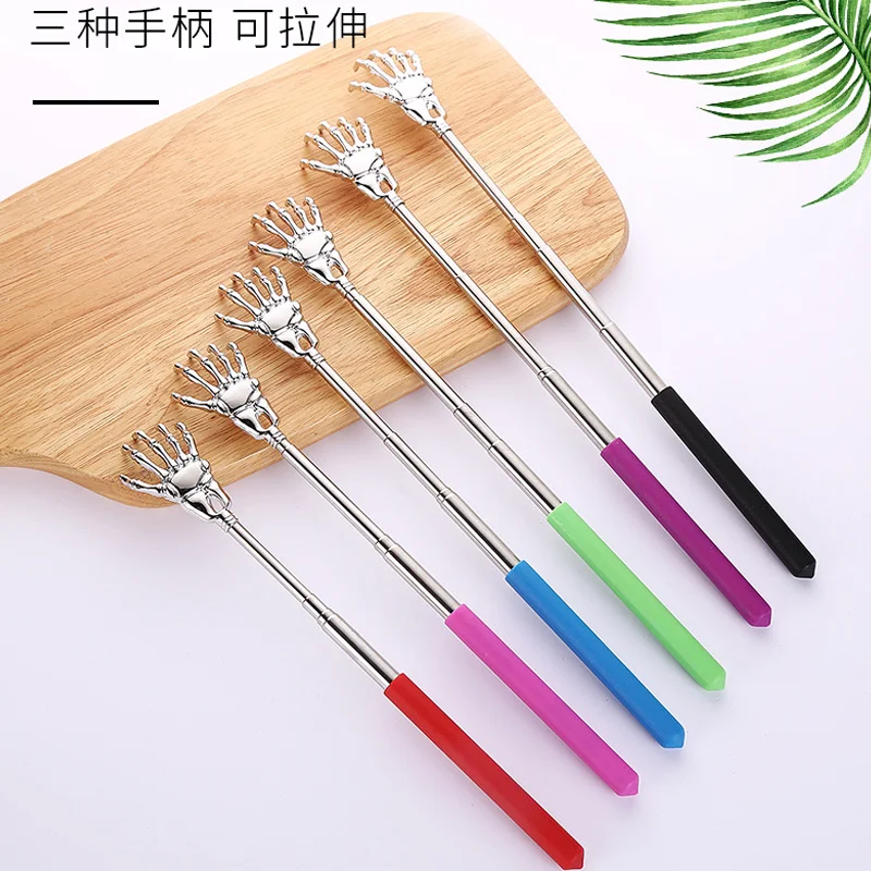 Skeleton Hand Stainless Steel Back Scratcher Telescopic Scratching ...
