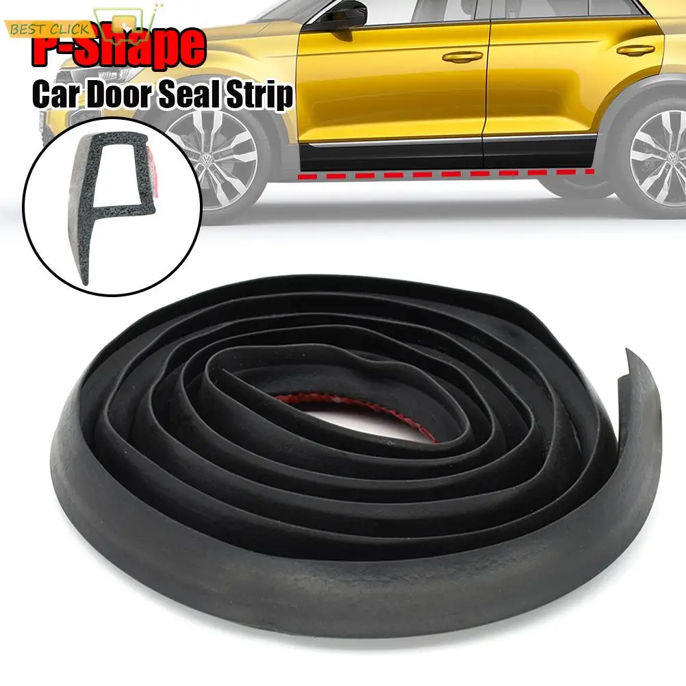 4M P Type Car Door Edge Seal Strip Rubber Sealing Strips Weatherstrip ...
