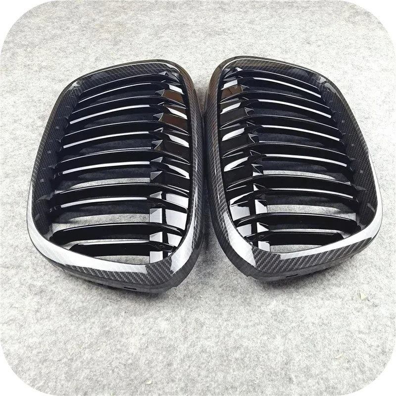 Custotomiz Rea Carbon Fiber Front Grill For Bmw F20 F22 E46 E90 E92 F30 ...
