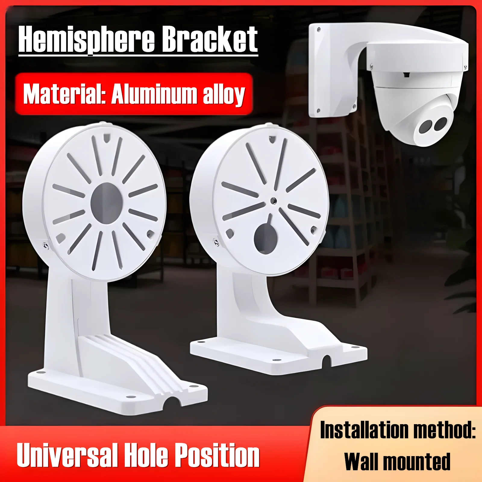 CCTV Security Camera Mount Bracket Thickened Aluminum Alloy Indoor ...