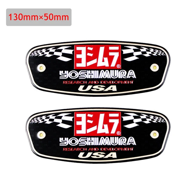 New Logo Exhaust Yoshimura Motocycle Aluminium Decal