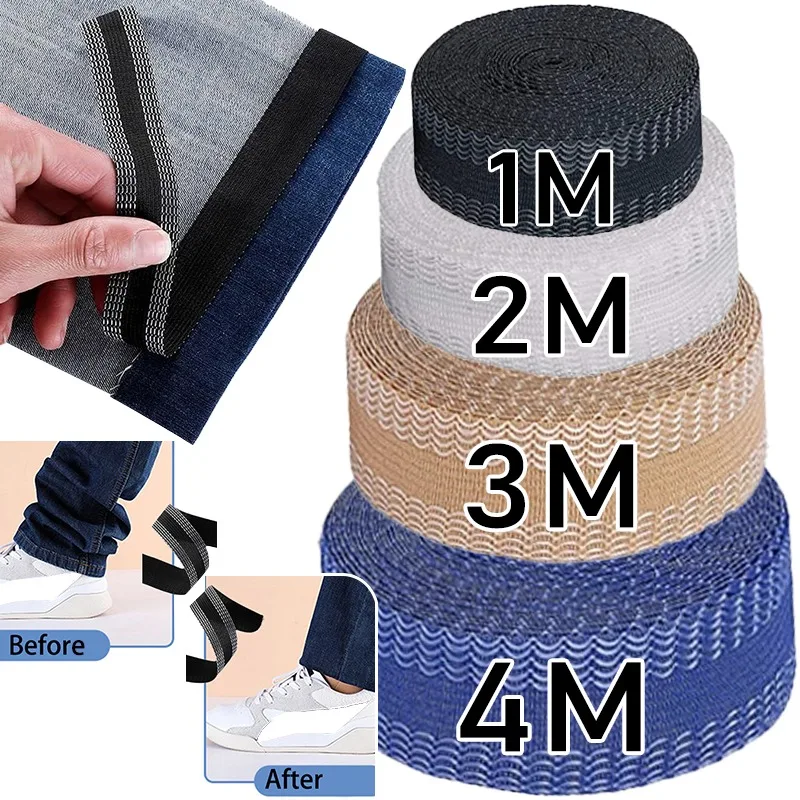 Self-adhesive Rolled Trousers Patch No Need Cutting Pants Edge Tape ...