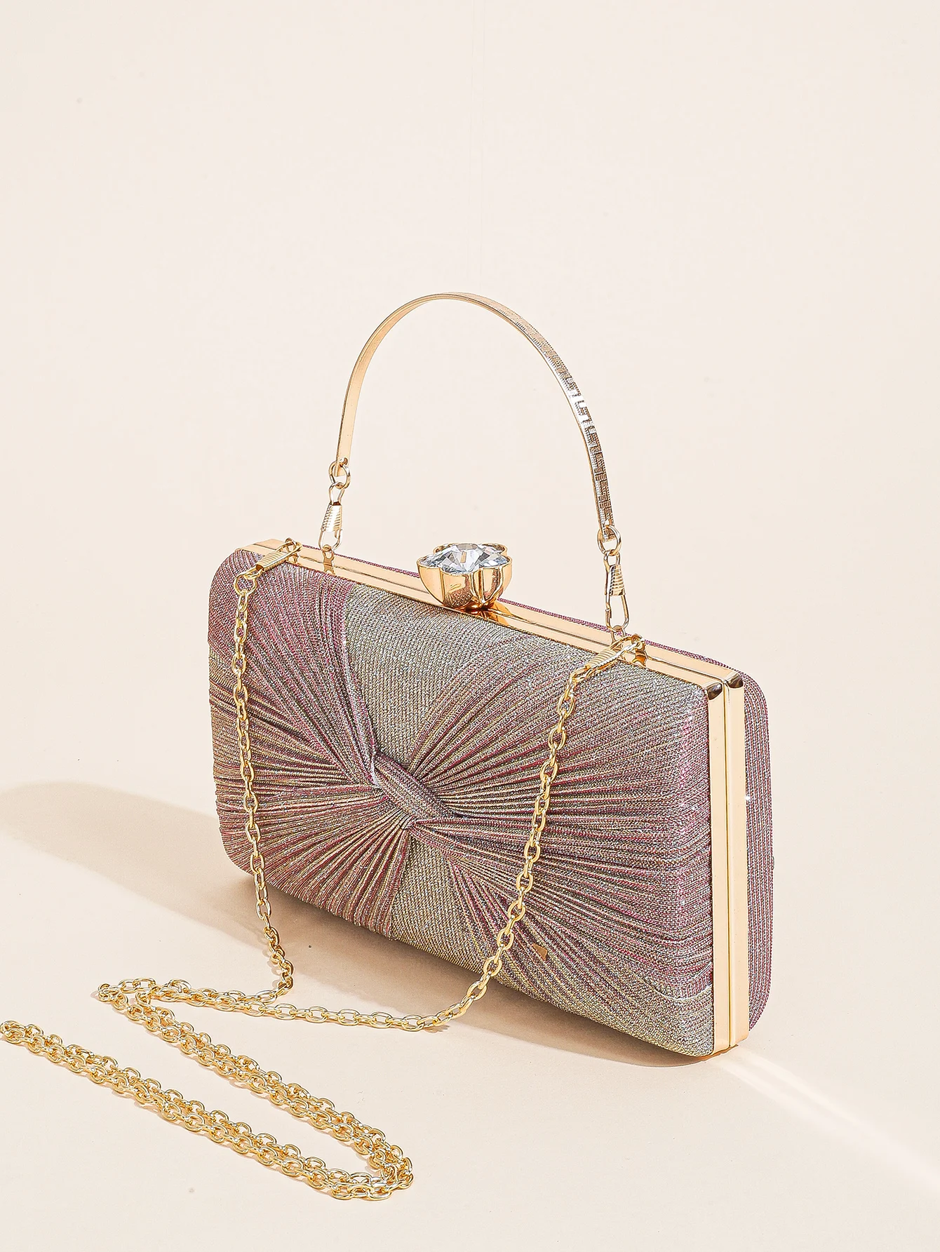 Elegant Bowknot Evening Bag - Luxury Flap Clutch Purse for Women ...