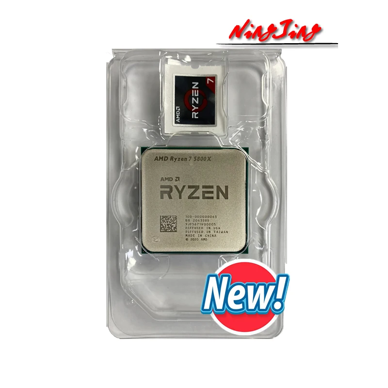Amd ryzen 7 5800x novo r7 5800x 3.8 ghz oito núcleo 16 thread ...