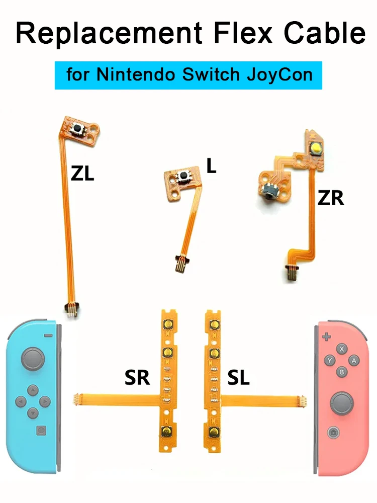 Repair-Nintendo-Switch-Joycon-NS-Key-Button-Ribbon-Flex-PCB-Cable-SL-SR ...