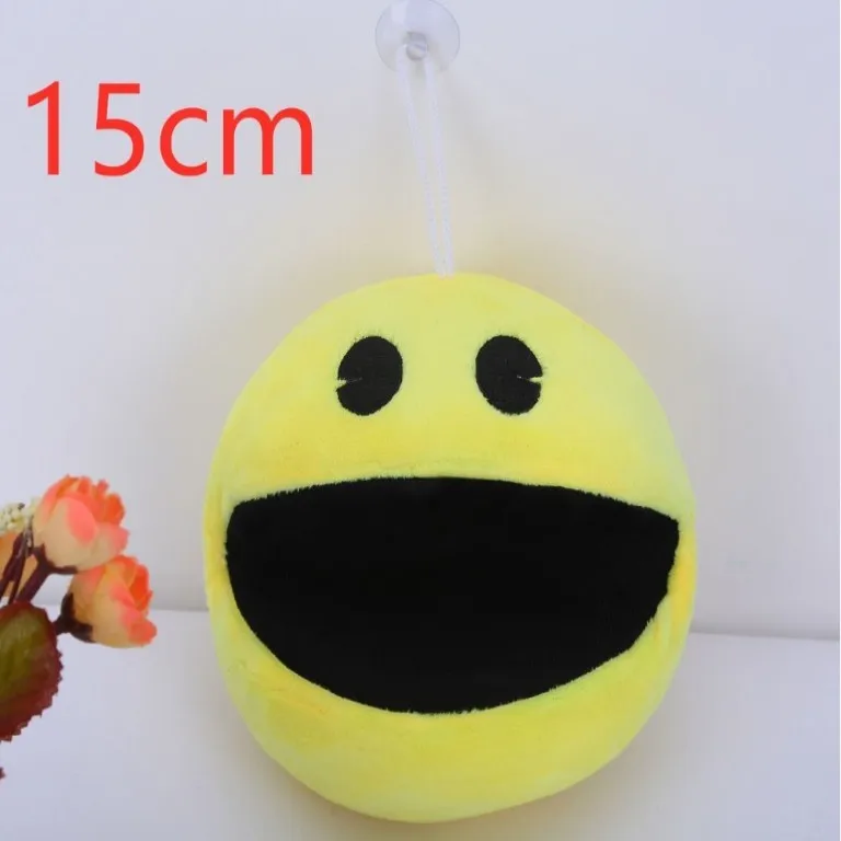 15cm Anime Game Pac-man Plush Toys Soft Stuffed Cartoon Pacman Doll ...