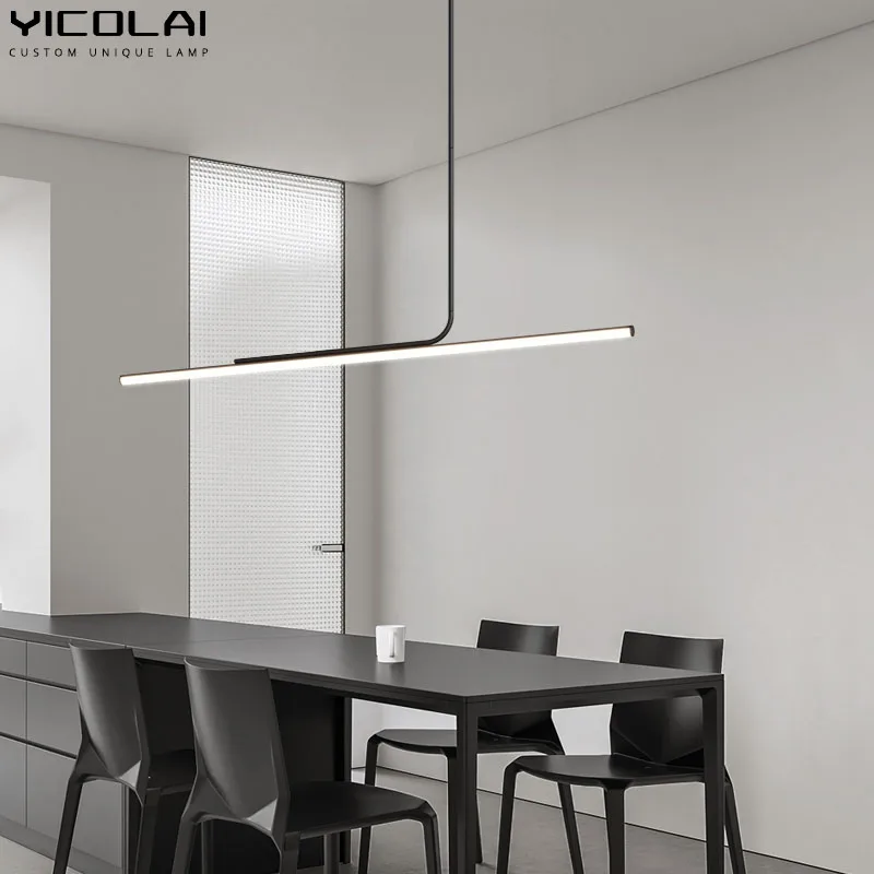 Minimalist-Nordic-LED-Pendant-Light-Long-Hanging-Lamp-Bedroom-Office ...