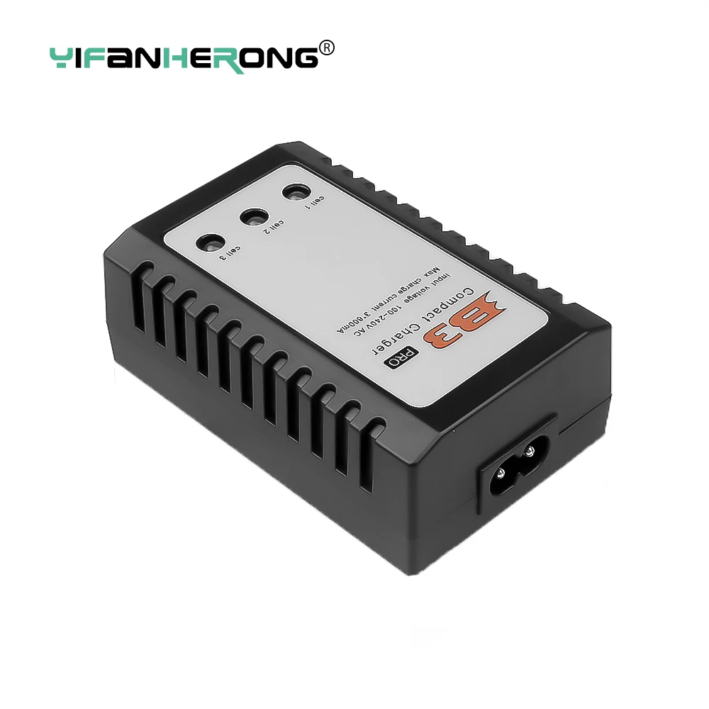 B3 Pro Compact Balance Charger 10W AC 100 - 240V for 2S 3S 7.4V 11.1V ...